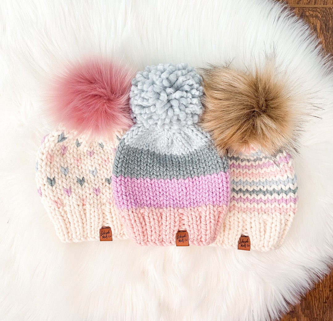 Kids and Baby Winter Knit Hat, Winter Knit Toque for Kids - Etsy Canada