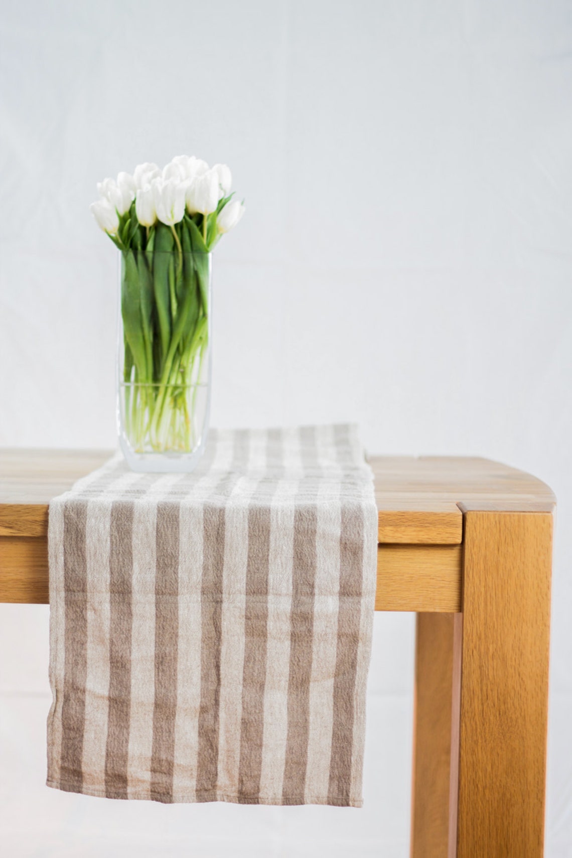 Linen Rustic Table Runner Prewashed Linen Table Runner Long - Etsy