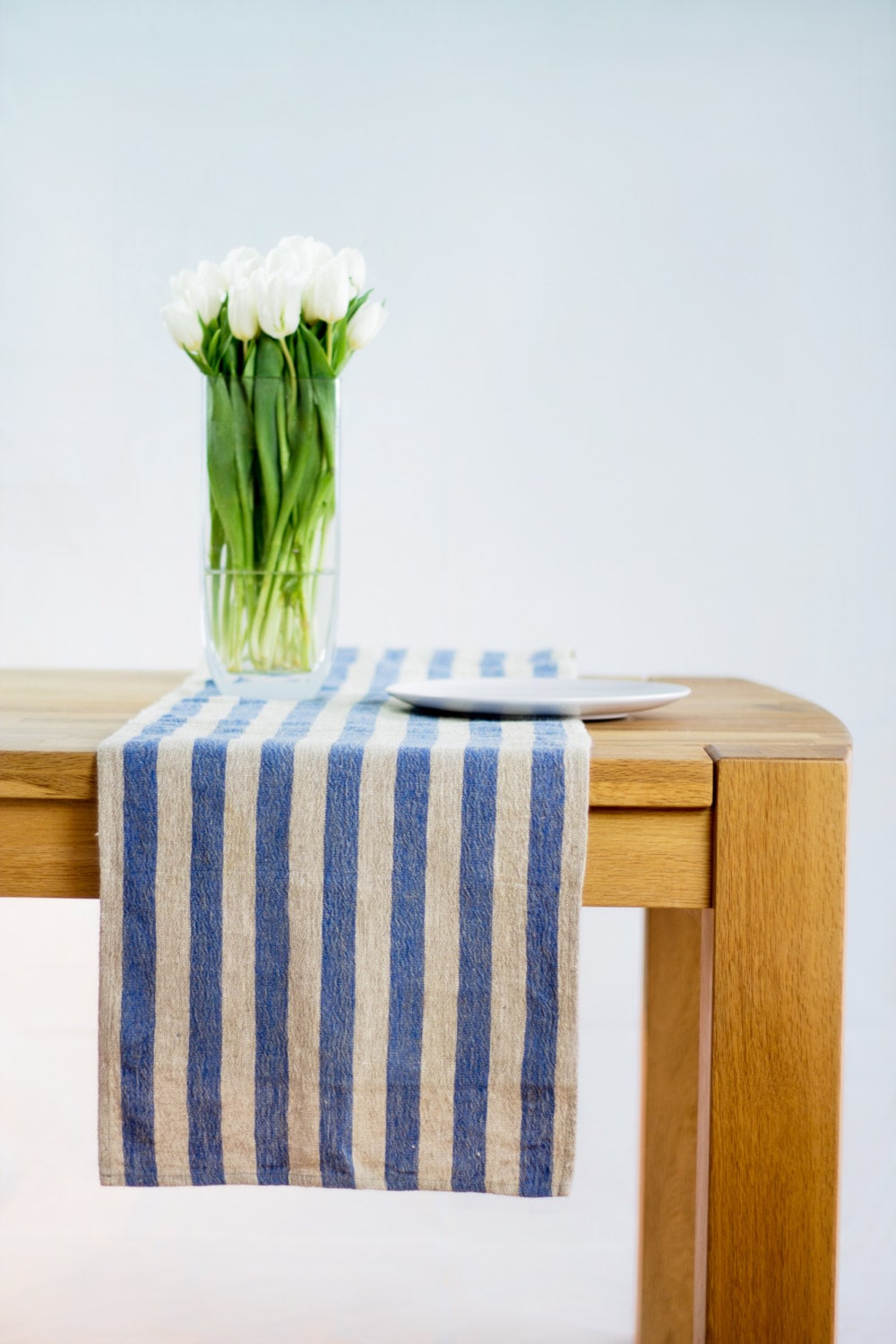 Linen Rustic Table Runner Prewashed Linen Table Runner Long - Etsy