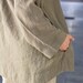Khaki Green Linen Tunic With Pockets Linen Womens Clothing - Etsy