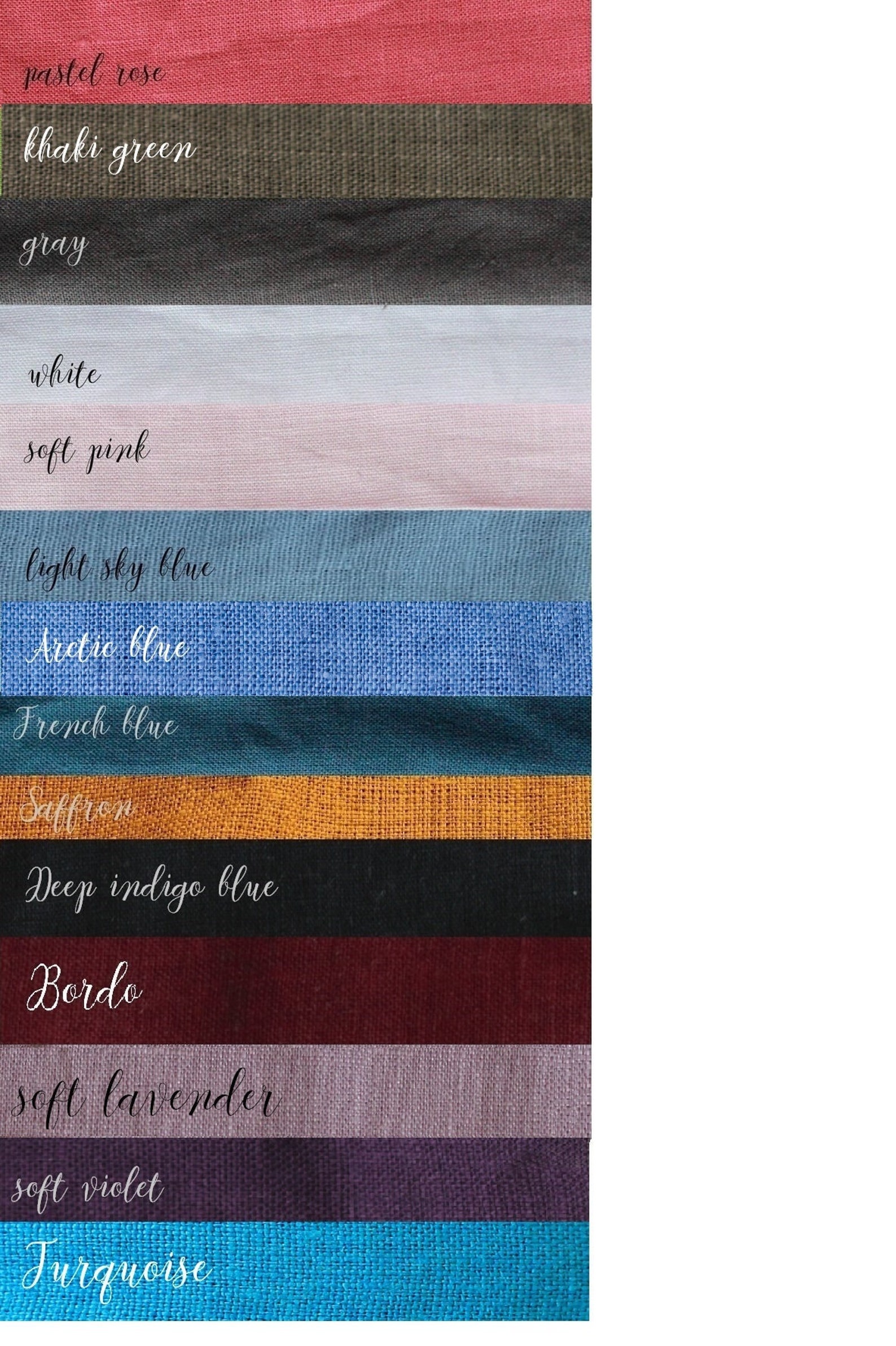 Color-coded Laundry Bag Linen Laundry Bag Laundry Room - Etsy