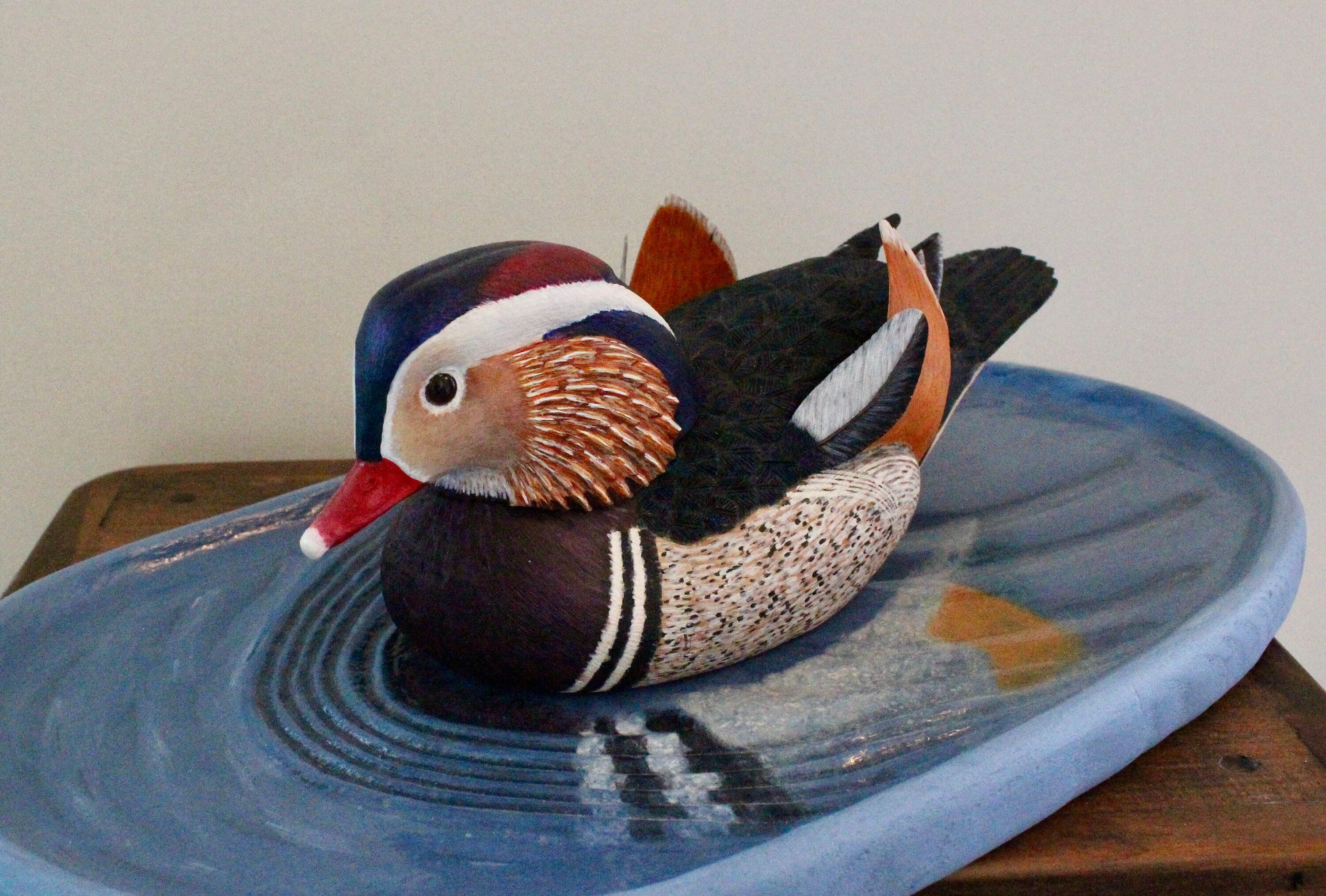 Mandarin Duck on a Pond - Etsy
