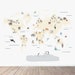 World Map Mural Wallpaper - Etsy UK