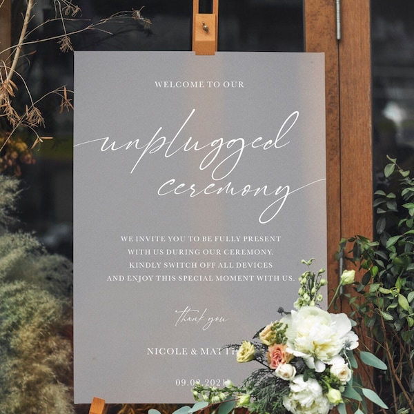 Unplugged Wedding - Etsy