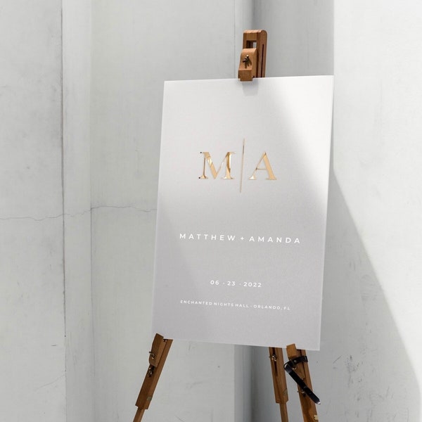 Initial Welcome Sign - Etsy