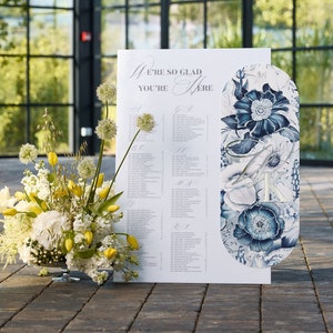 Wedding Seating Chart Table Plan Wedding Alphabetical Seating Chart ...