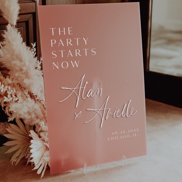 Pink Acrylic Sign - Etsy