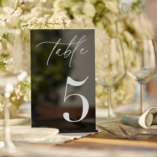 Grey Table Numbers - Etsy