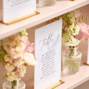 Tableau des tables de mariage, plan de table, plan de table de mariage ...