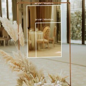 Copper Stand Copper Wedding Welcome Stand Copper Arbor Wedding Sign ...