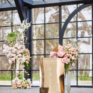 Large Seating Chart Sign Table Seating Plan Alphabetical Seating Chart ...