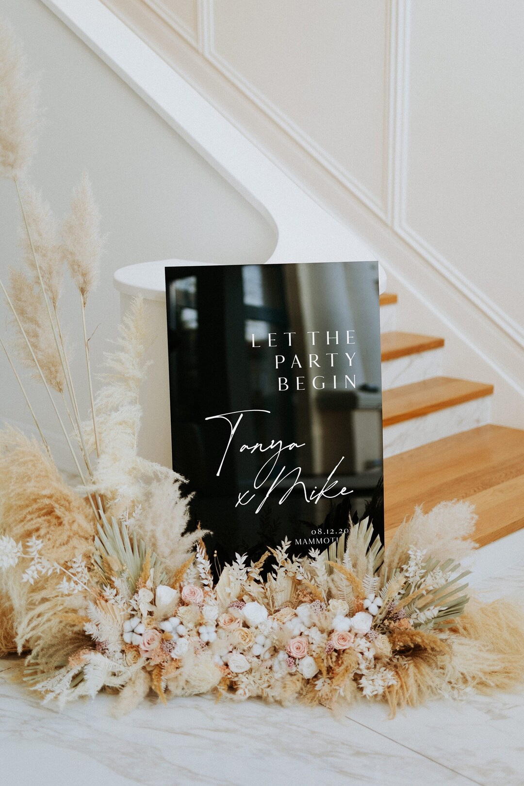 Black Acrylic Wedding Welcome Sign Black Wedding Sign Black Welcome ...