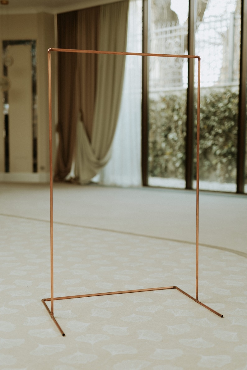 Copper Stand Copper Wedding Welcome Stand Copper Arbor - Etsy