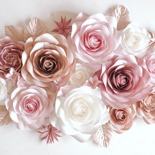 Paper Flower Backdrop - Etsy