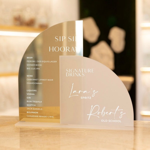 Acrylic Bar Sign - Etsy
