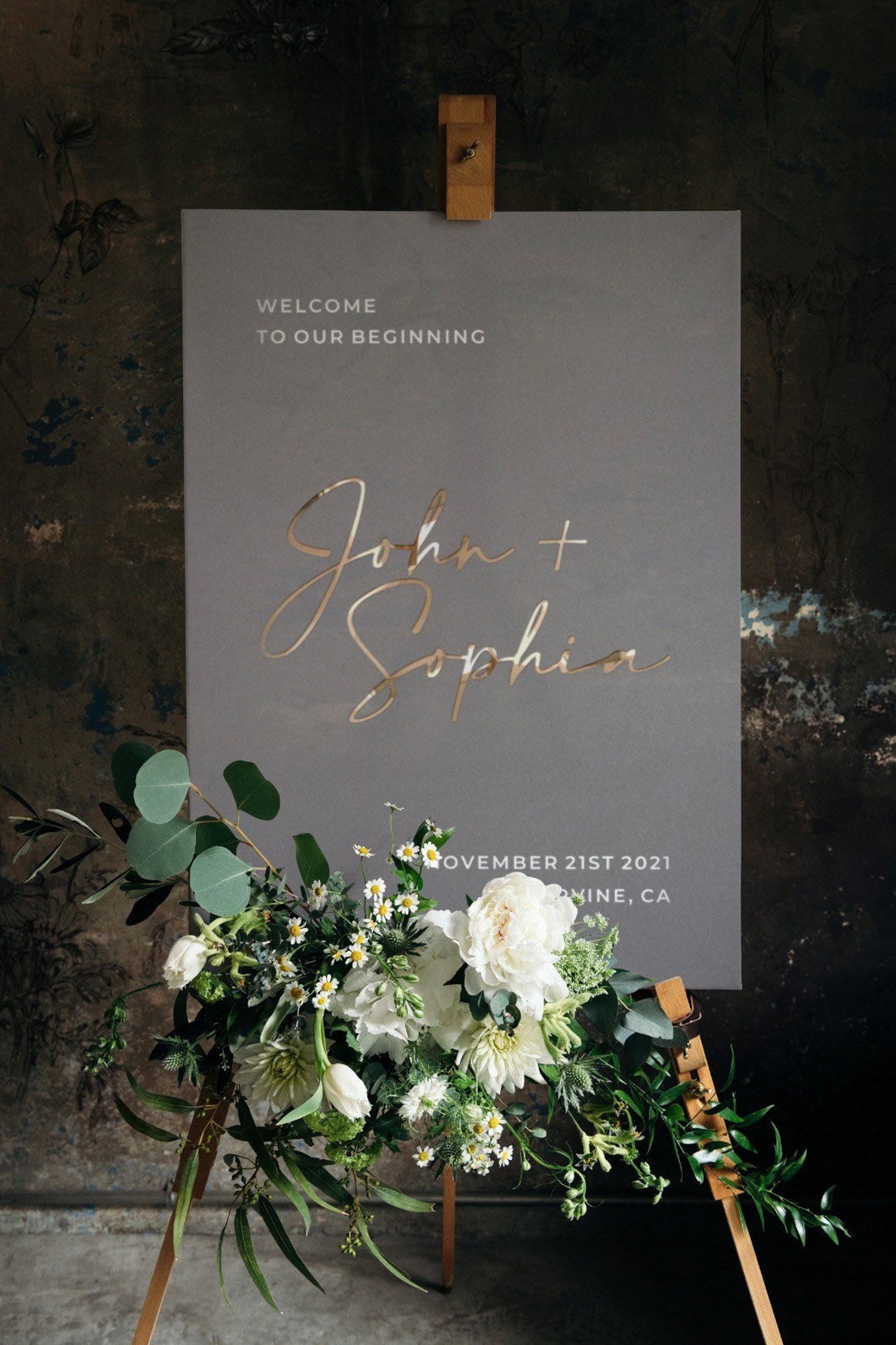 Welcome sign size? : r/weddingplanning