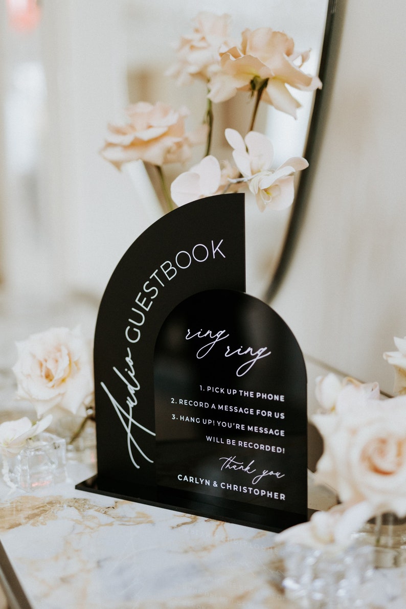 Audio Guestbook Sign Telephone Guestbook Sign Audio Guest - Etsy