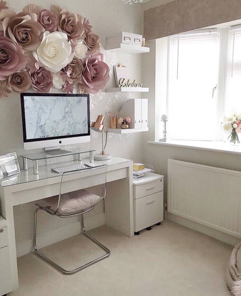 Paper Flowers Wall Decoration Large Paper Flowers Paper - Etsy UK