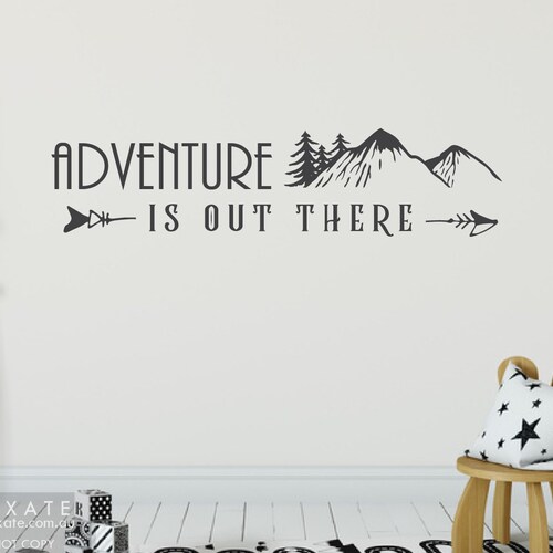 Adventure Decor Sticker Life is for Adventures Wall Decal - Etsy