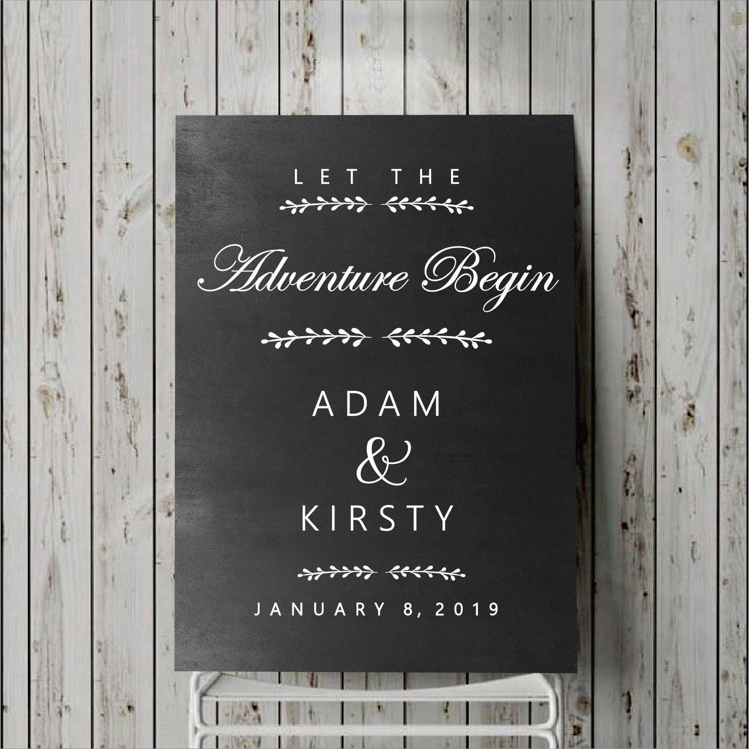Custom Wedding Decal Vinyl Wedding Sign Custom Wedding Signage | Etsy