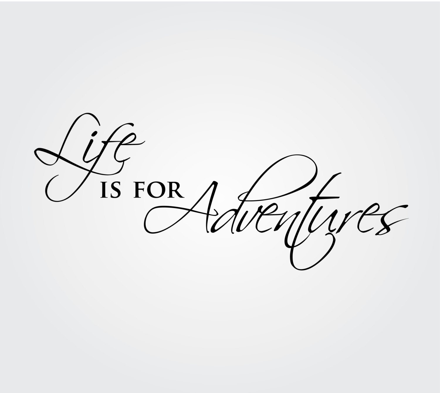 Wall Sticker Life is for Adventures Motivational | Etsy