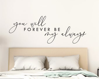 It's Never Too Late to Go Back to Bed Above Bed Wall Decal Funny ...