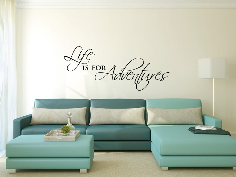 Wall Sticker Life is for Adventures Motivational | Etsy