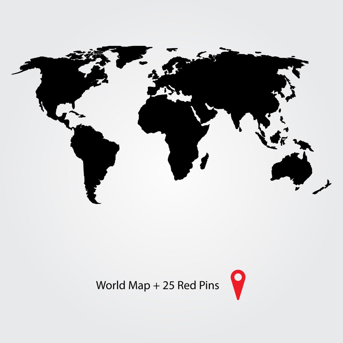 World Map Wall Sticker Design | Wall Travel Decor | Adventure Decal ...