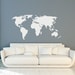 World Map Wall Sticker Design | Wall Travel Decor | Adventure Decal ...