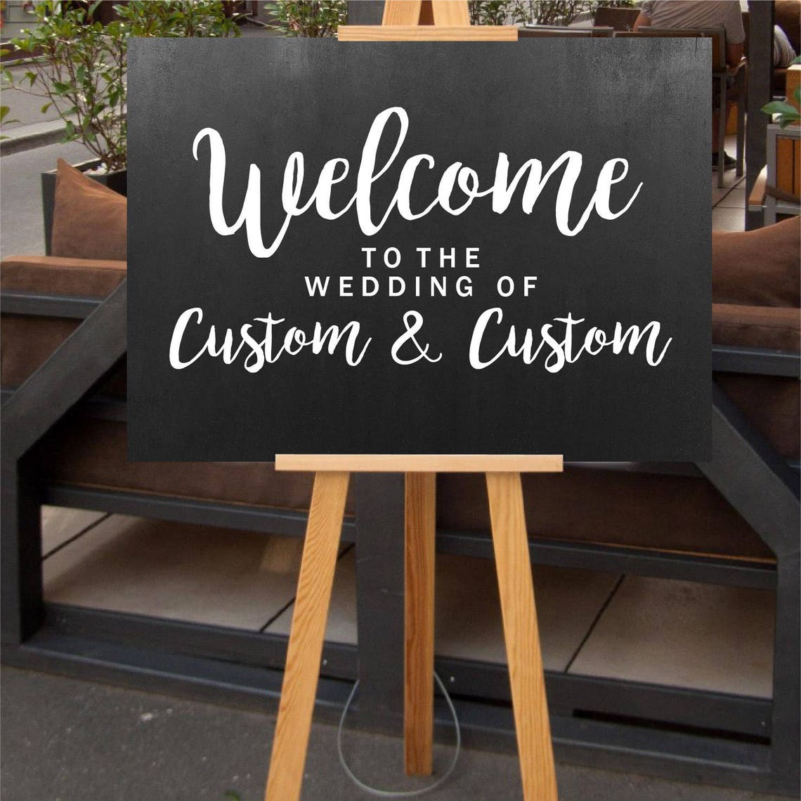 Custom Wedding Decal Custom Wedding Sign Welcome to the - Etsy