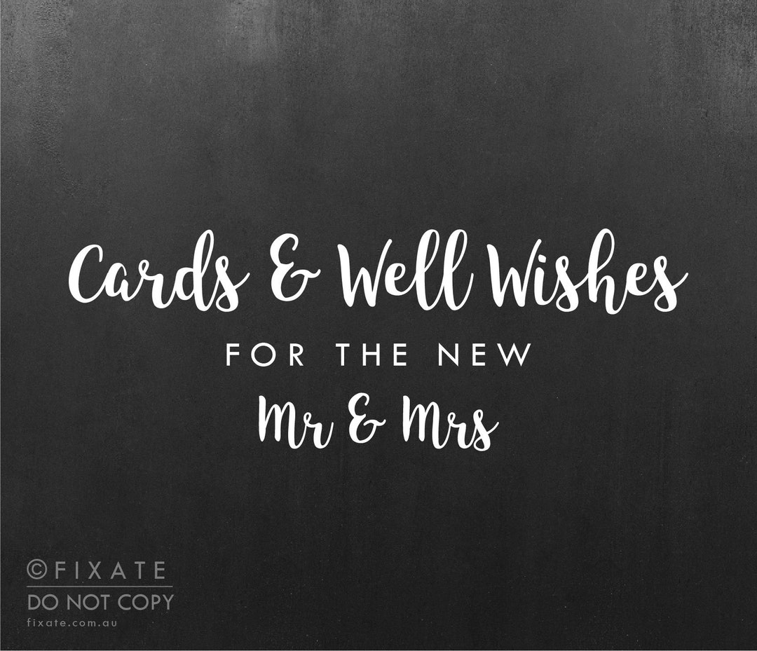 Cards and Well Wishes Decal Wishing Well Decal Glass Decal - Etsy