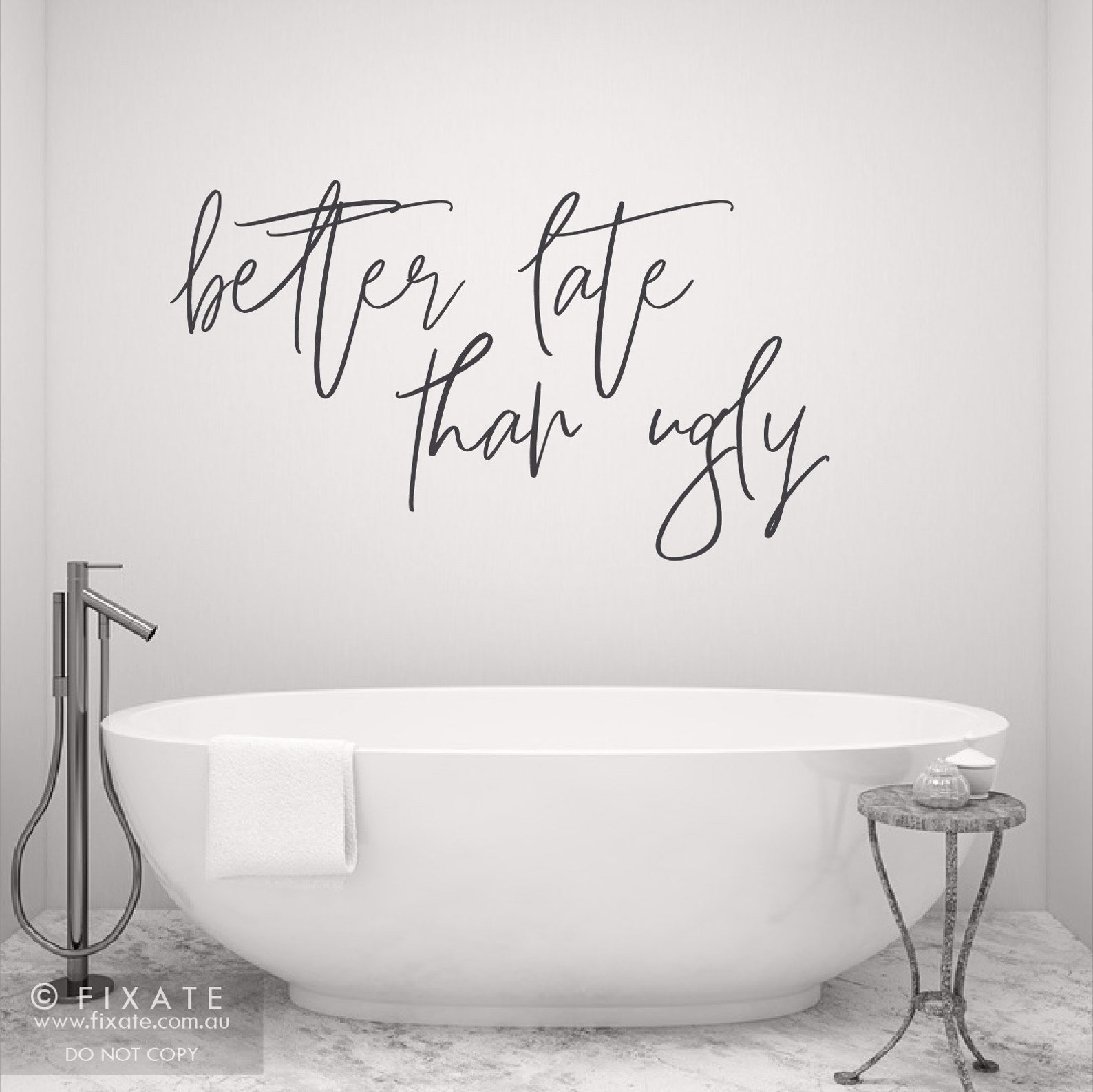 Bathroom Wall Decor Quote Funny Bathroom Wall Decal Vinyl Wall - Etsy