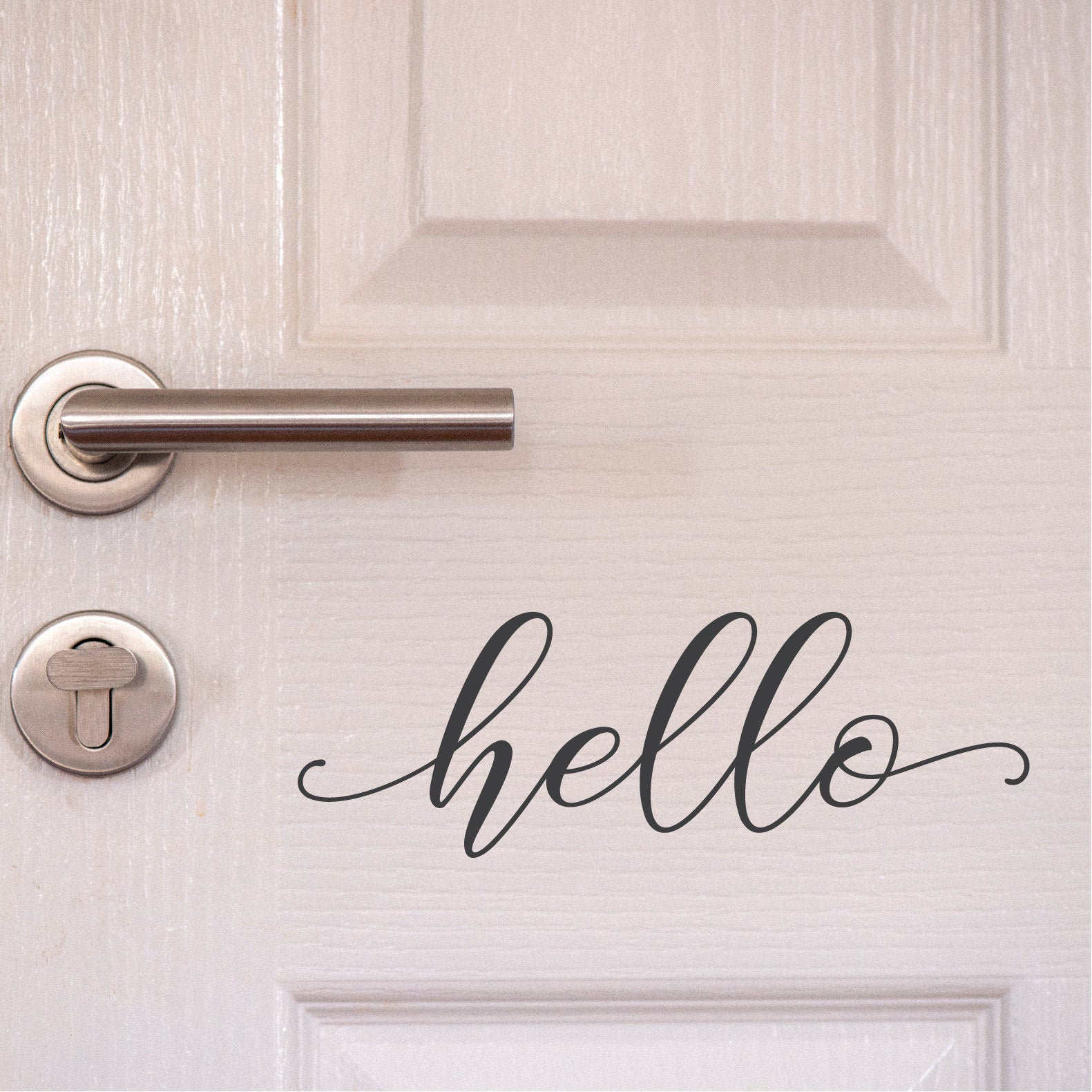 Hello Door Decal Greeting Decal For Front Door Hello Sticker | Etsy