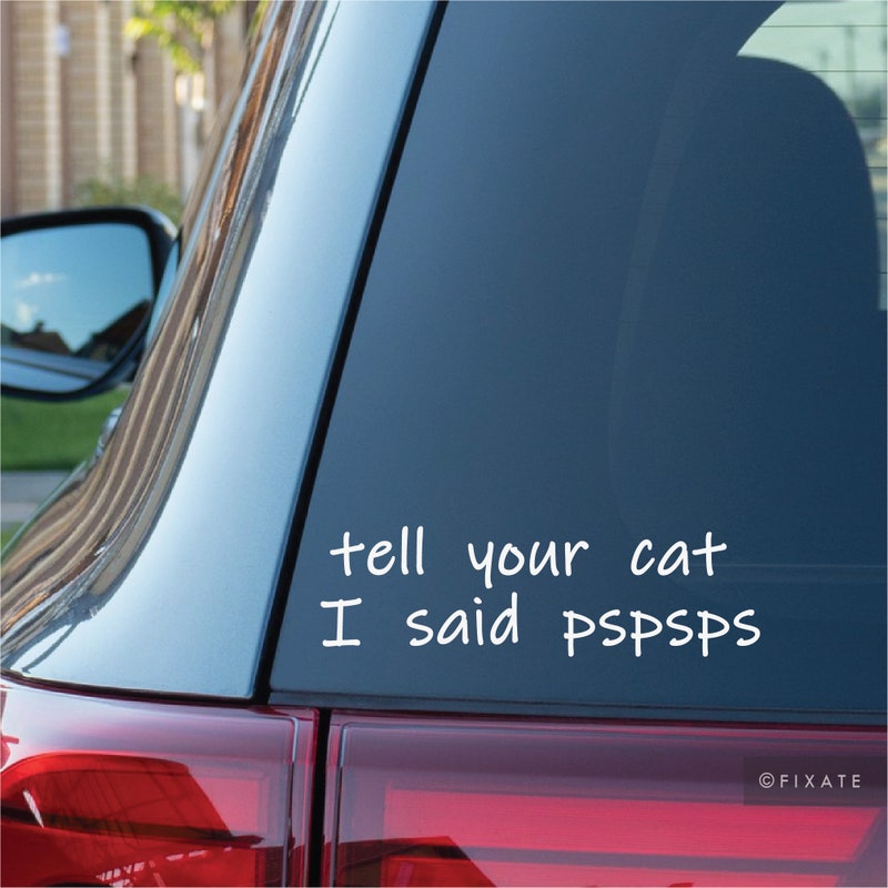 Black Cat Bumper Sticker - Etsy