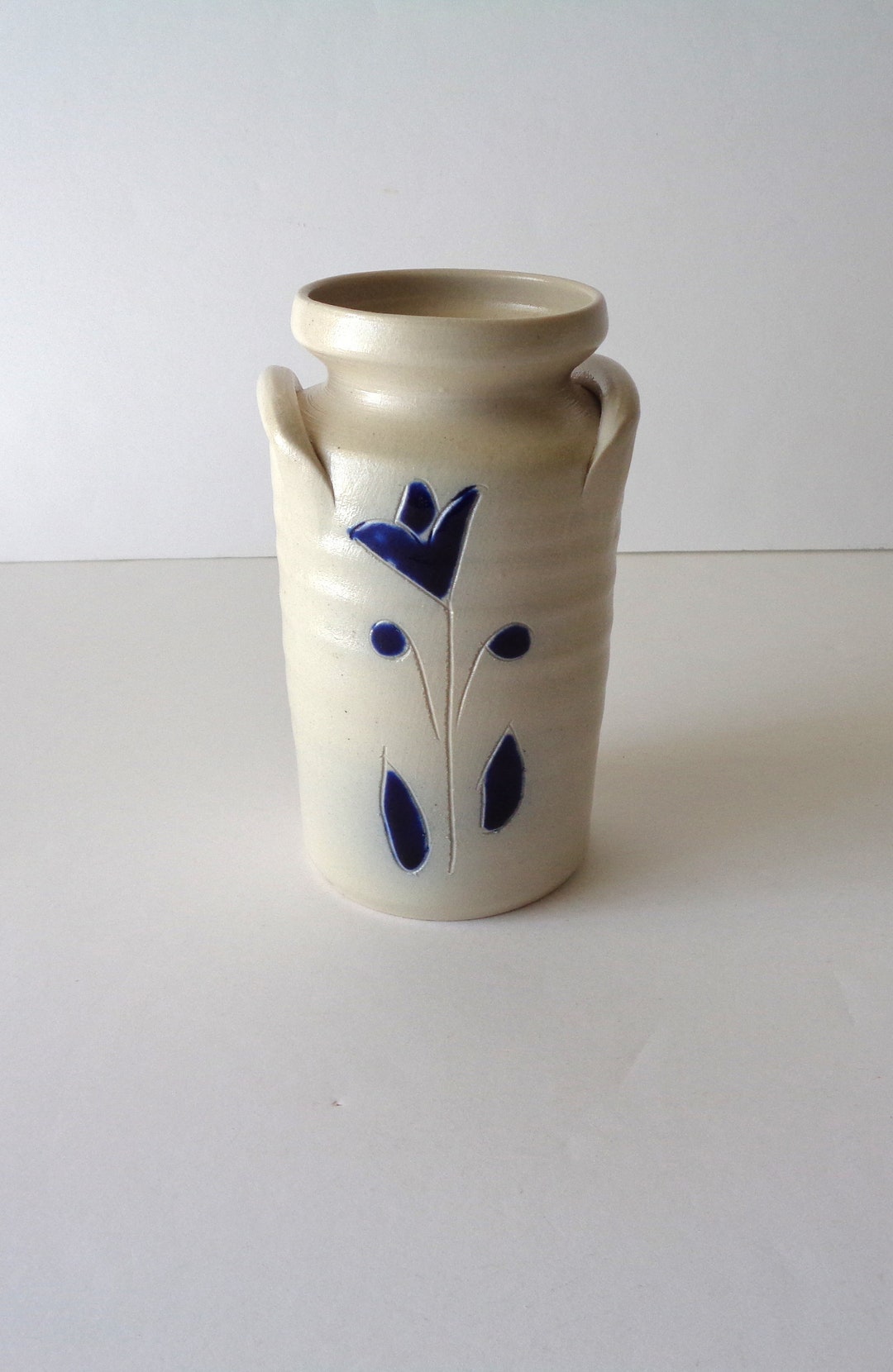 Vintage Williamsburg Pottery, Small Salt Glaze Stoneware Crock, Hand ...