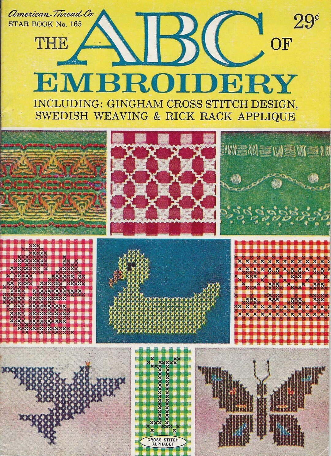 Vintage ABC of Embroidery Star Book No 165, Basic Embroidery Stitches ...