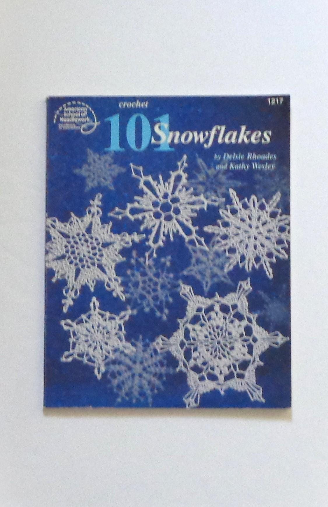 Vintage 101 Snowflakes Book Snowflake Patterns to Crochet American ...