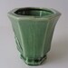 Vintage Ivy Design Green Pottery Pedestal Planter Flower Pot - Etsy