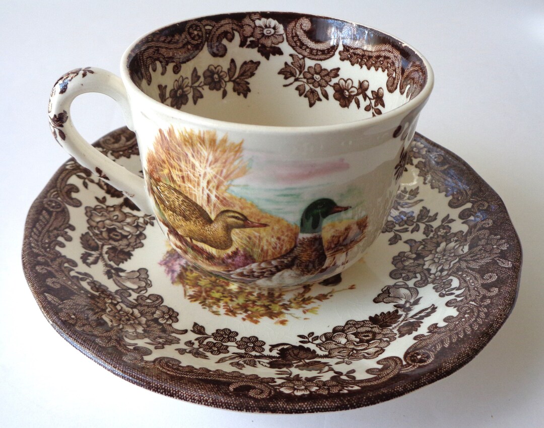 Vintage Royal Worcester Palissy Game Series Birds Tea Cup and Saucer ...