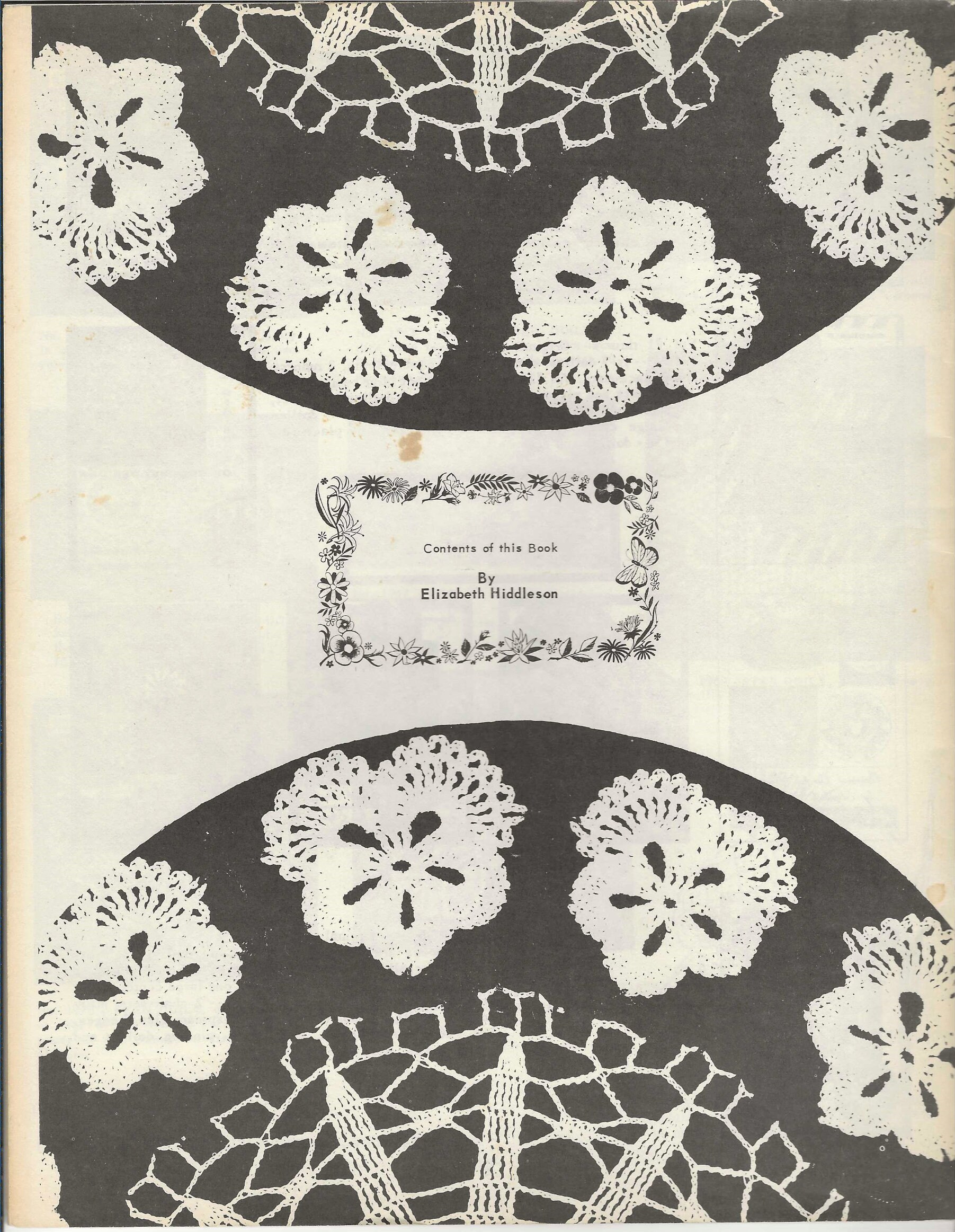 Elizabeth Hiddleson Big Book of Crochet Designs Volume 6 Variety of ...