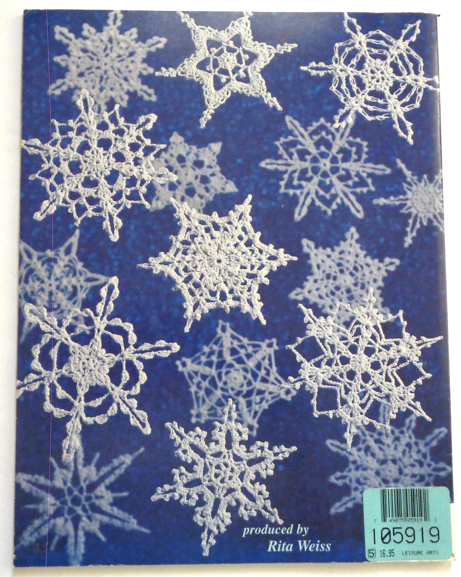 Vintage 101 Snowflakes Book Snowflake Patterns to Crochet American ...