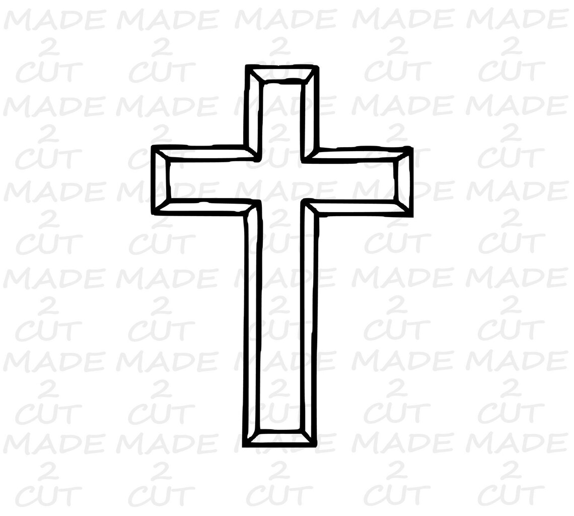 Cross Svg Design File Digital Cross File Easter Svg - Etsy