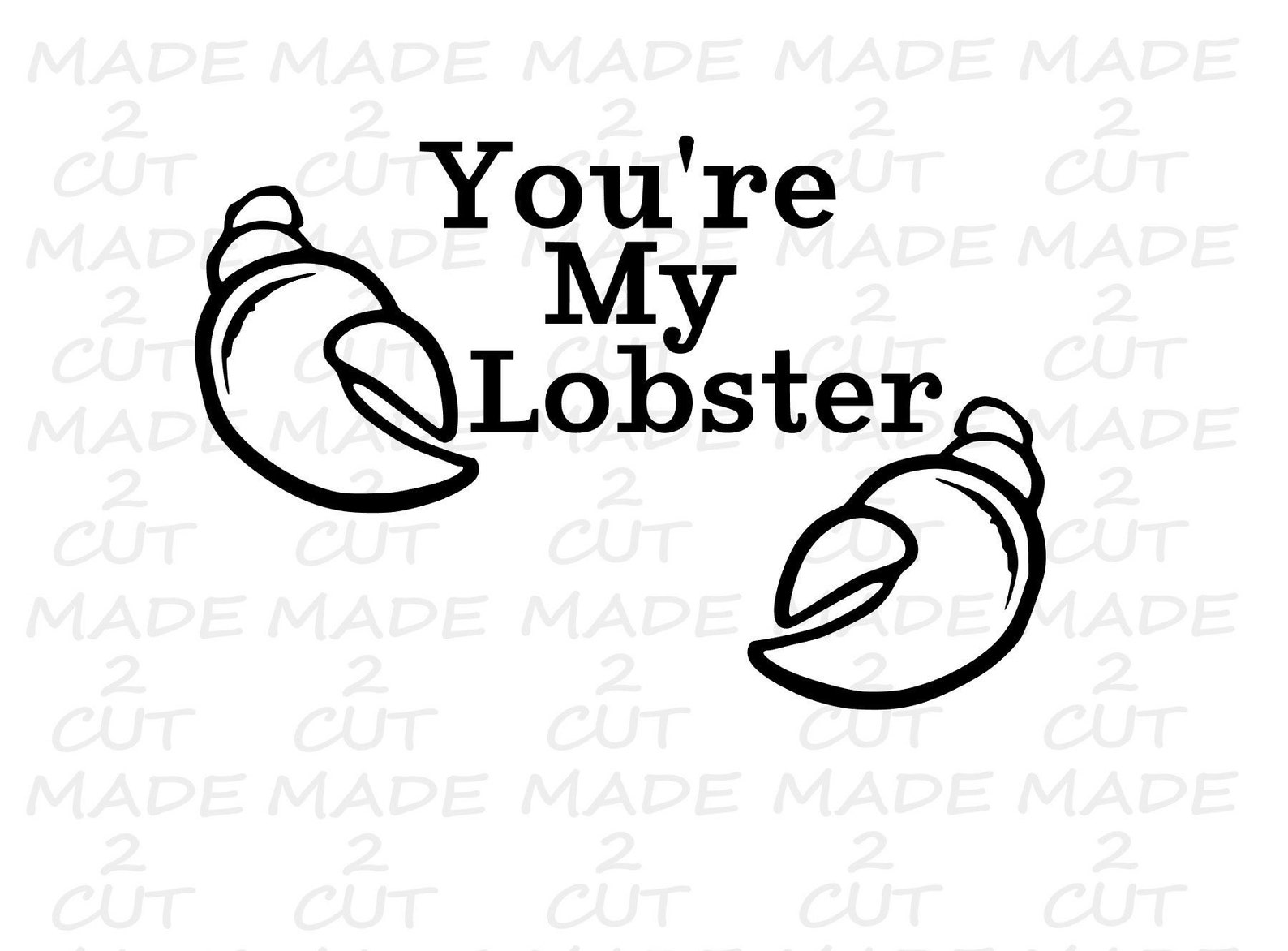 Friends Lobster Valentine's Day SVG Friends TV Show - Etsy