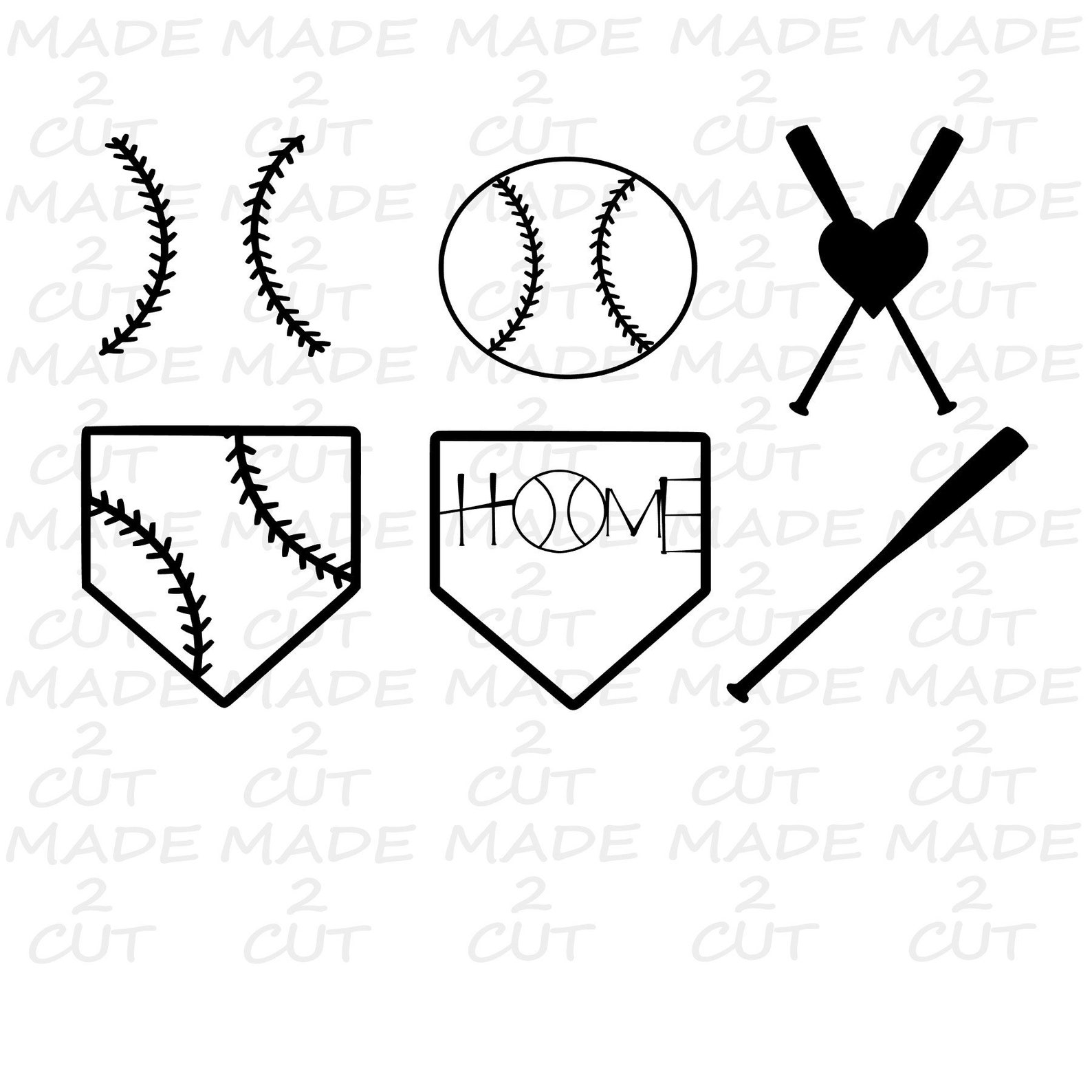 Baseball Svg Cut File Baseball SVG Files Baseball Svg | Etsy