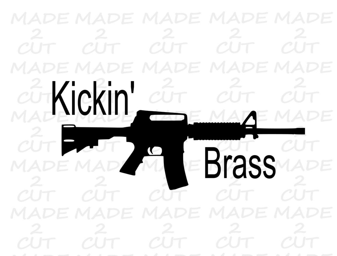 AR15 Svg - Gun SVG Design - AR15 Gun Silhouette Studio Design - Gun SVG ...