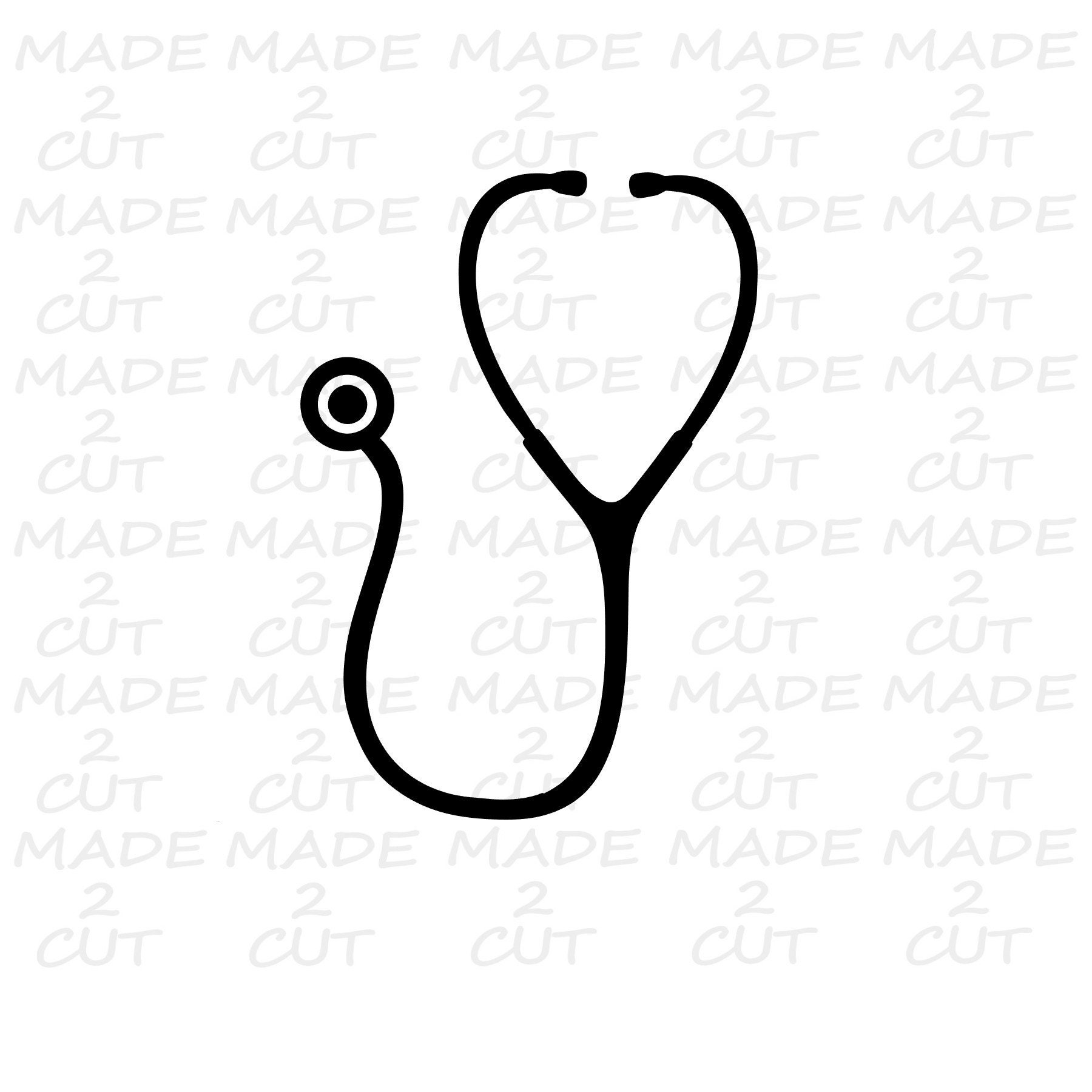 Stethoscope Silhouette Svg