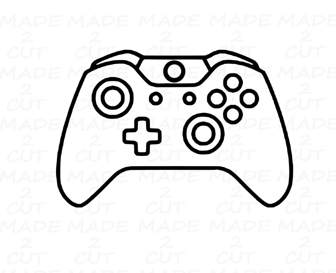 Xbox Controller SVG - Level up Your Crafting With Gaming Style - Xbox ...