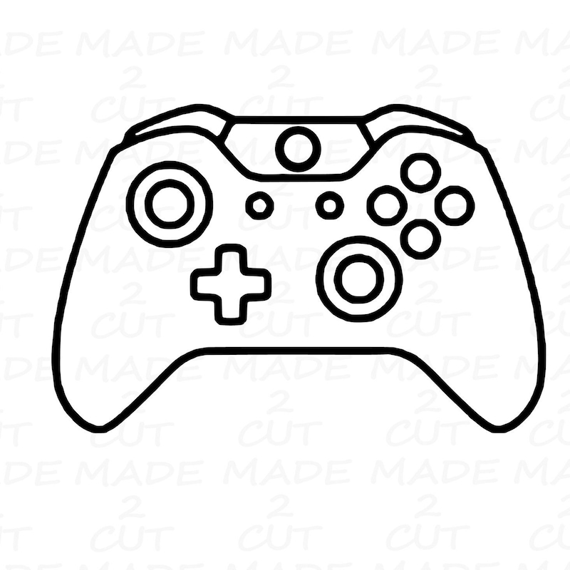 Xbox Controller Template - Etsy