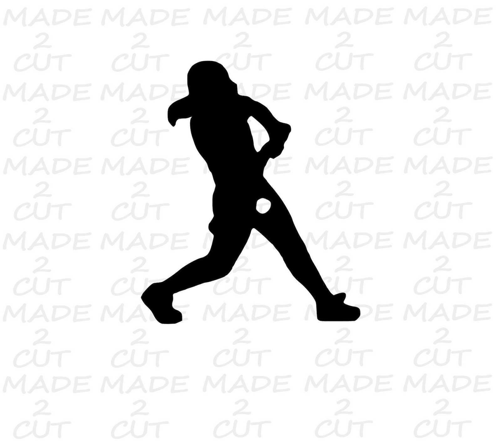 Softball Player SVG Catcher SVG Girl Silhouette Studio - Etsy