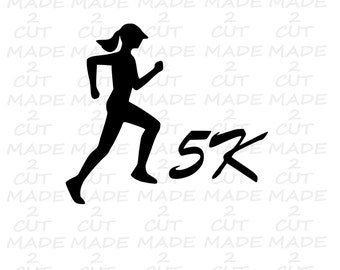 Race Shirt Svg Cut File Runners Svg Runner Girl Silhouette Svg - Etsy
